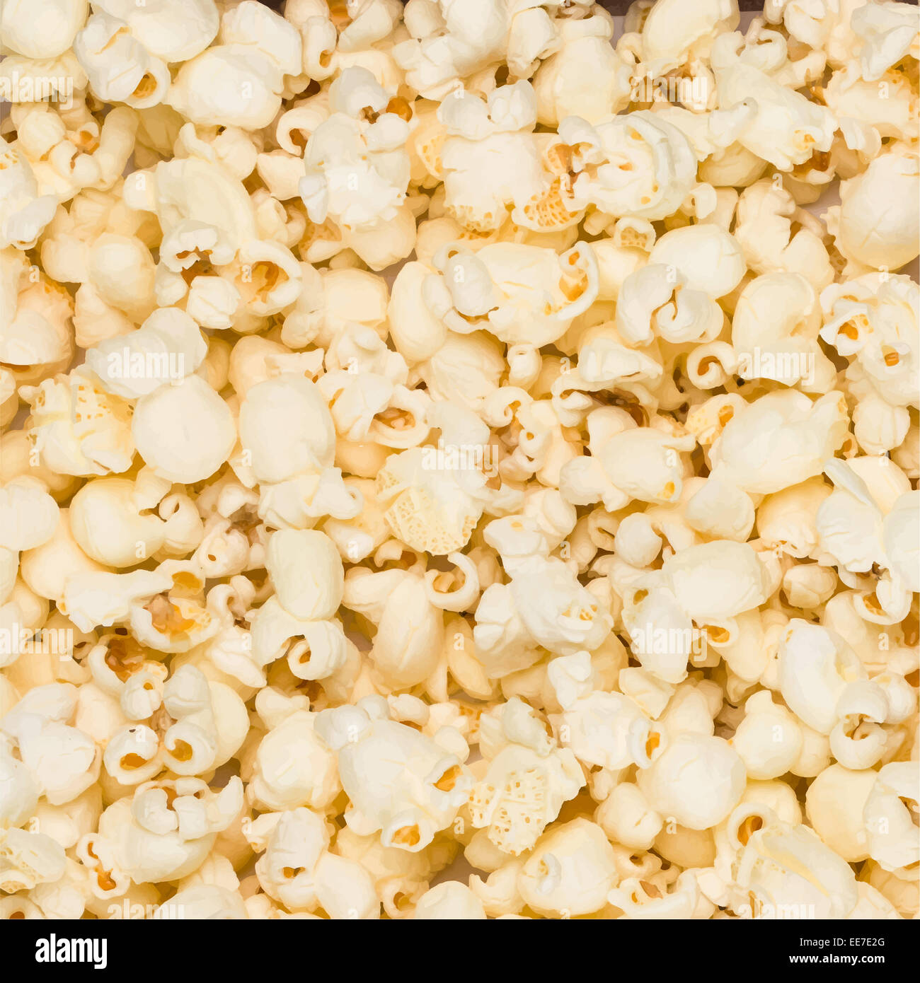 Photo realistic popcorn background Stock Photo - Alamy