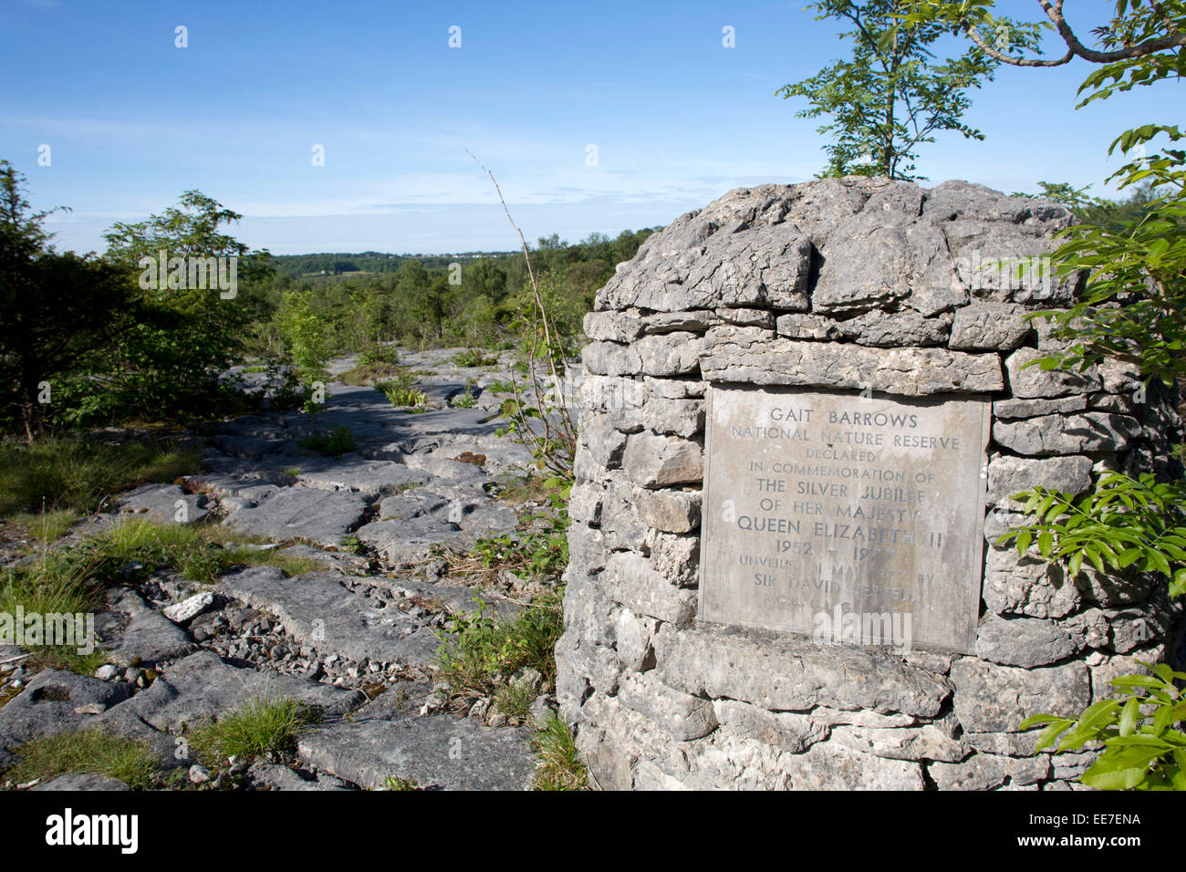 Gait Barrows Limestone Pavement National Nature Reserve Lancashire; UK ...