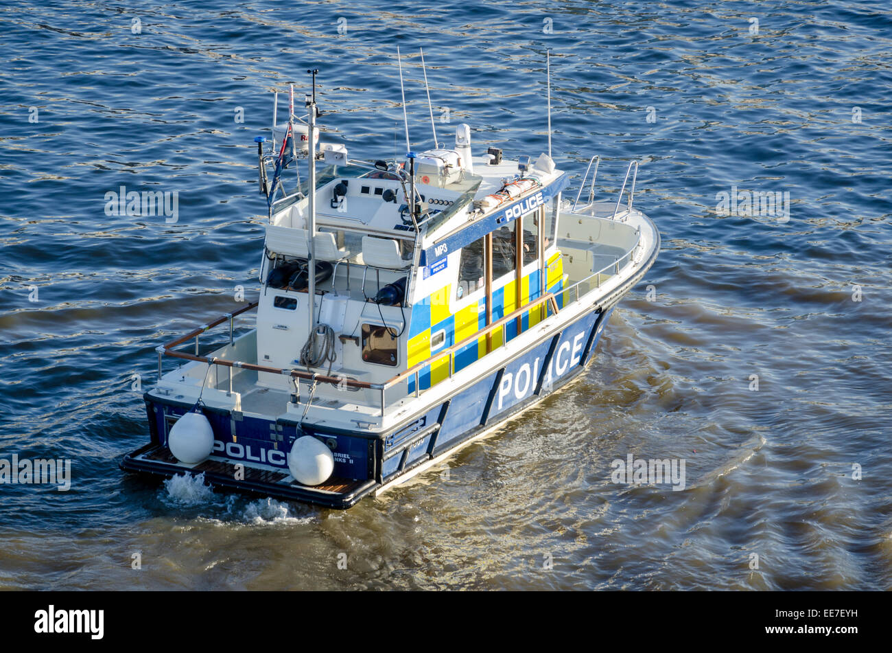 Water police boat hi-res stock photography and images - Alamy
