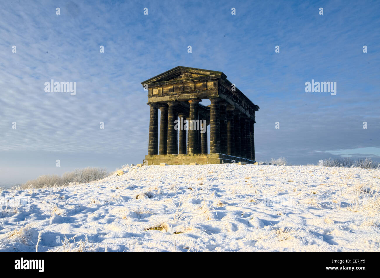 Penshaw monument snow hi-res stock photography and images - Alamy