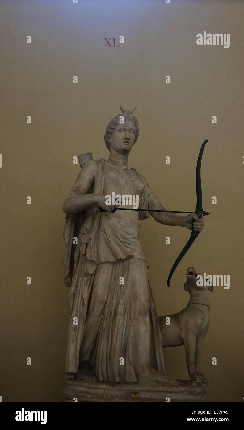 Greece sculptures in Vatican museum, Italy Stock Photo - Alamy