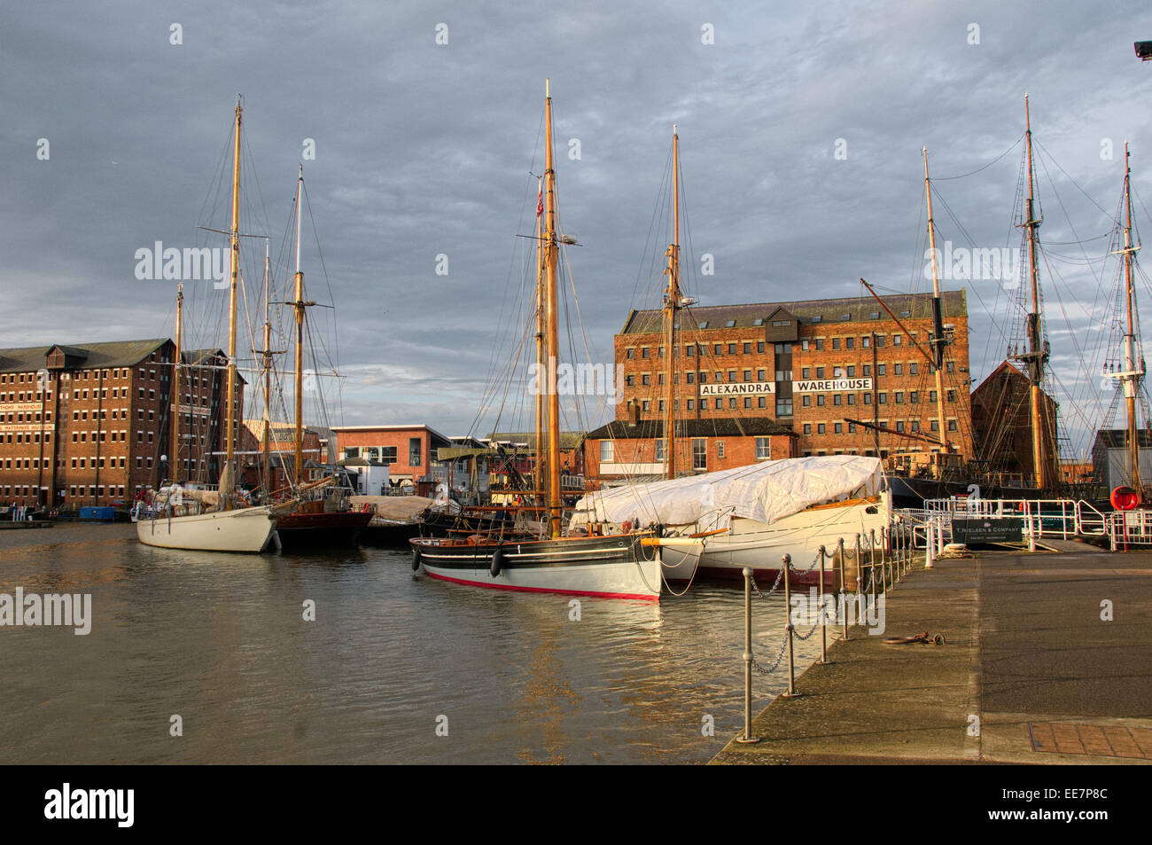 Gloucester Docks, Gloucestershire Stock Photo - Alamy