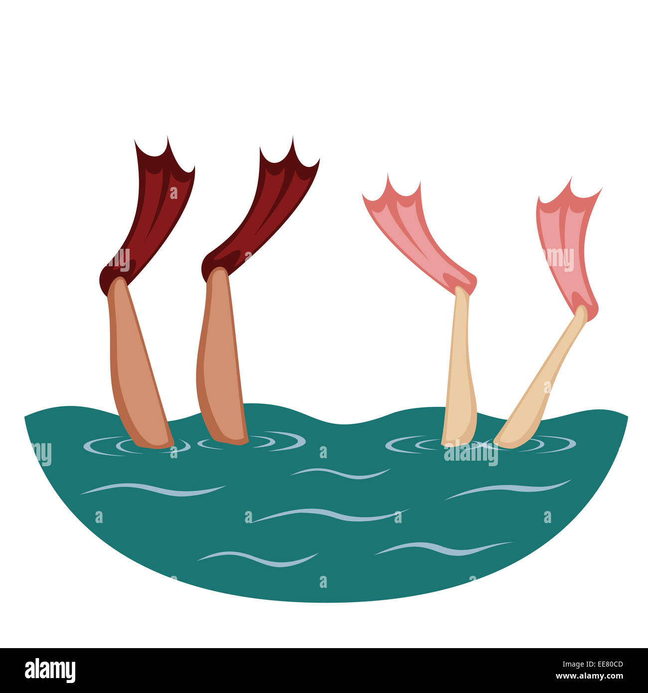 Flipper cartoon hi-res stock photography and images - Alamy