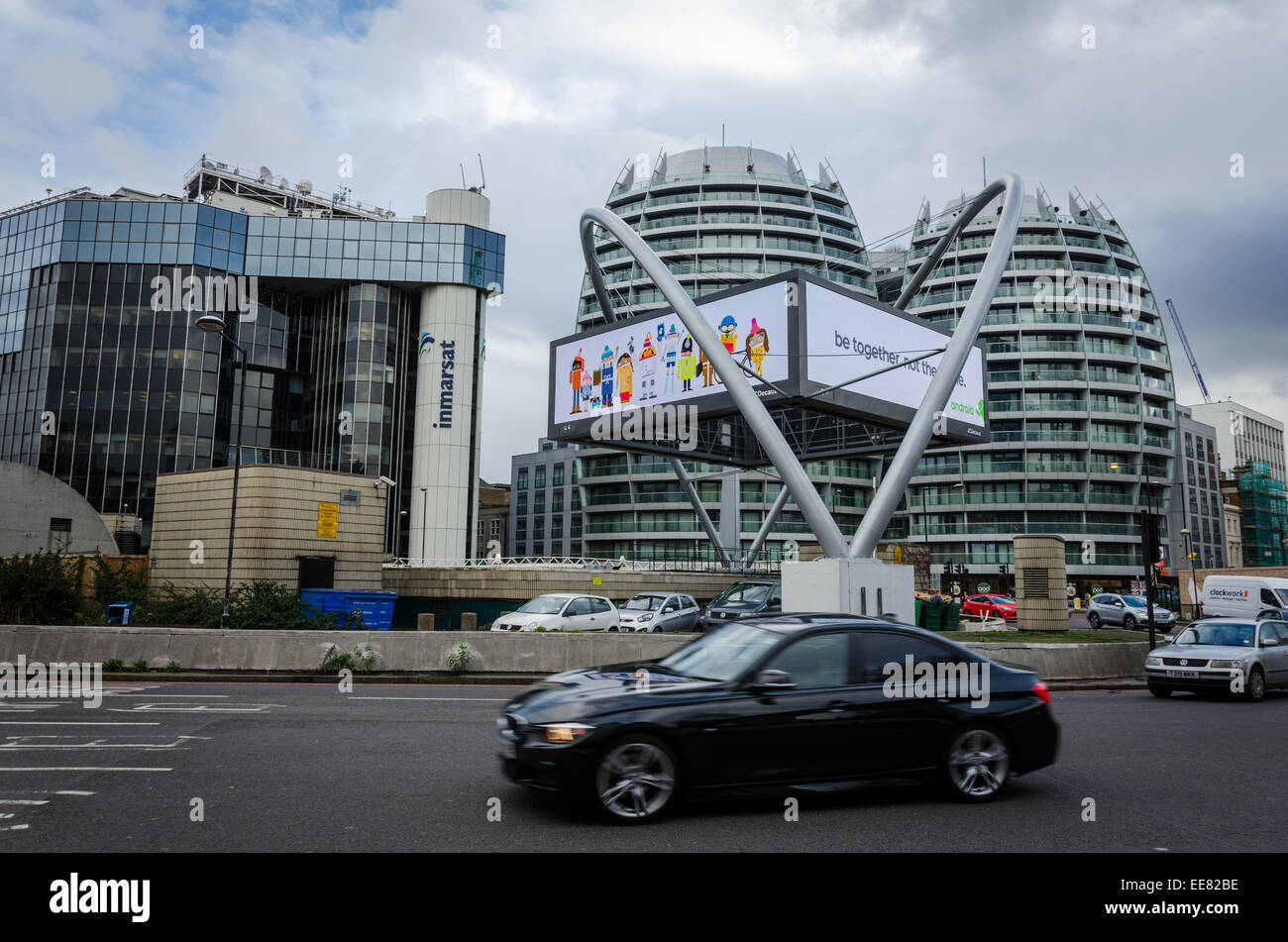 Old Street roundabout, referred to as Silicon Roundabout and Tech City ...