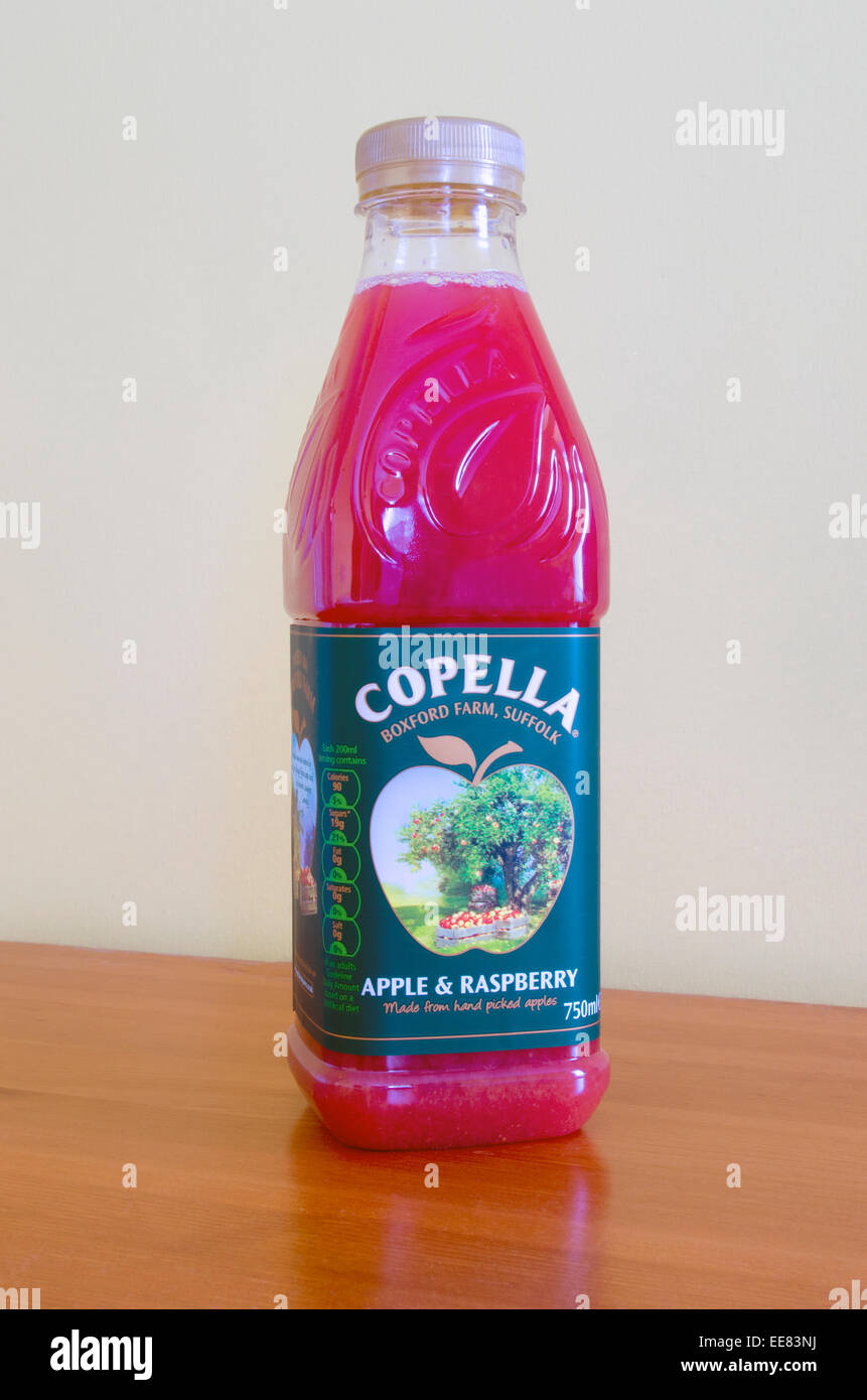 Copella Apple & Raspberry Fresh Fruit Drink, UK Stock Photo - Alamy