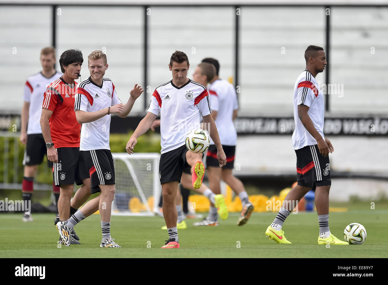 2014 FIFA World Cup - German National Football Team training session ...