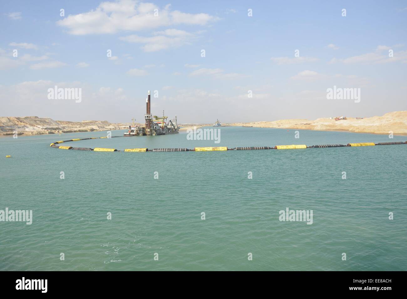 Dredging suez canal egypt hi-res stock photography and images - Alamy