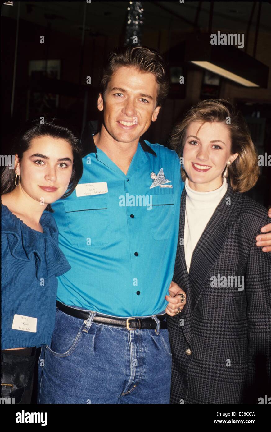 PERRY STEPHENS with girlfriend and R. Sofer.L5584eg. © Ed Geller/Globe ...