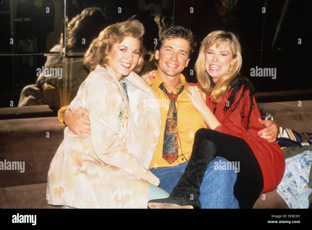 PERRY STEPHENS with girlfriend and Linda Cook.l5584eg. © Ed Geller ...