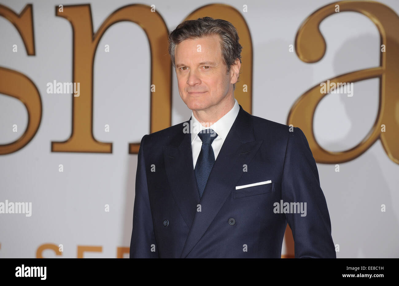 London, UK, UK. 14th Jan, 2015. Colin Firth attends the UK premiere of ...