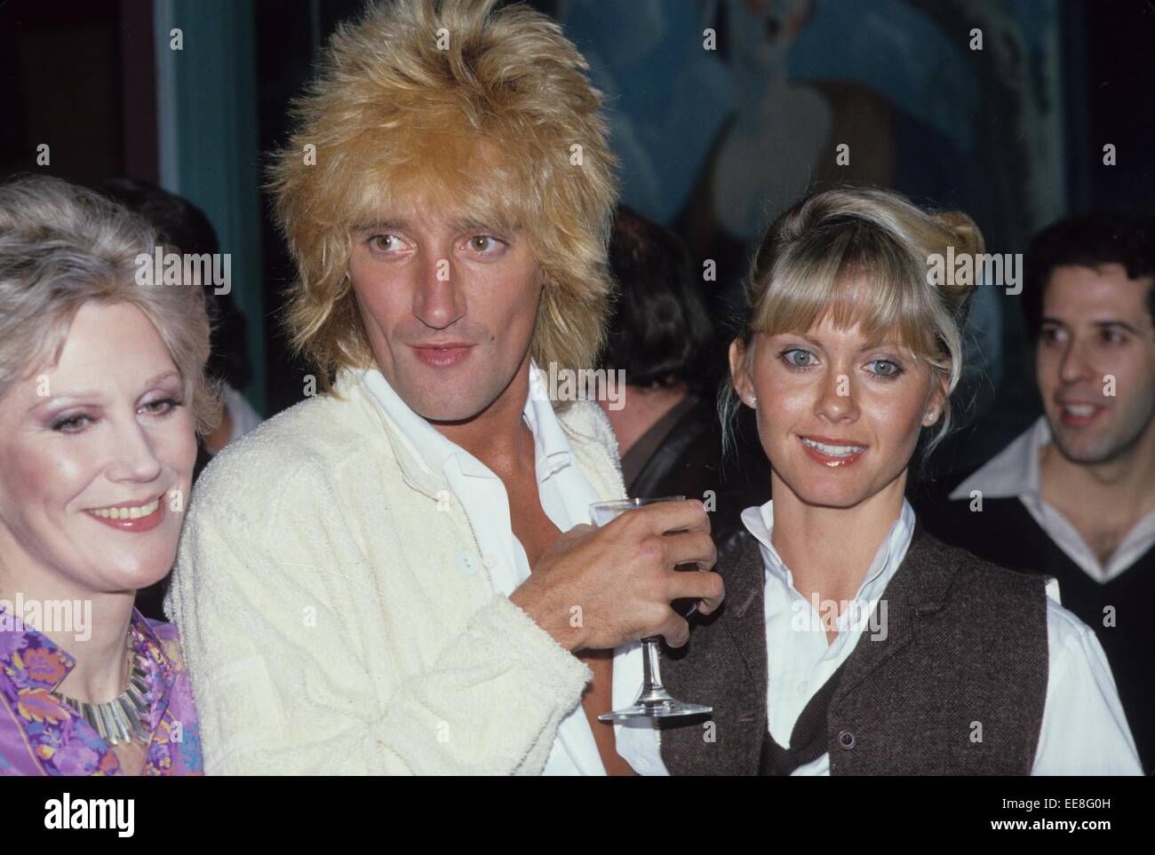 DUSTY SPRINGFIELD with Rod Stewart and Olivia Newton John.g5980c. © Bob ...