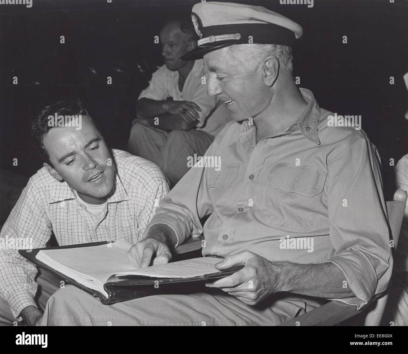 JACK LEMMON with William Powell.Mister Roberts. © Smp/Globe Photos/ZUMA ...