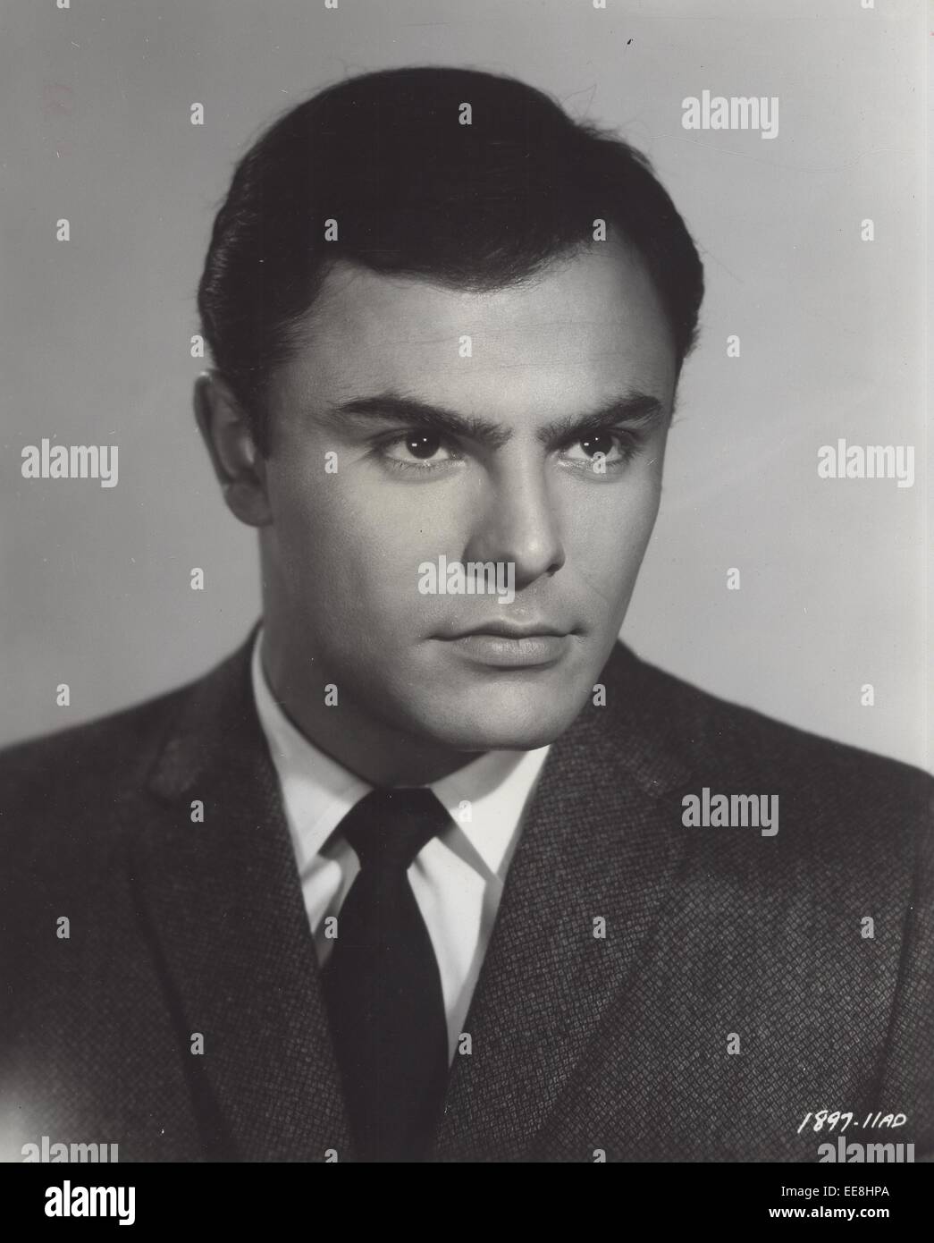 JOHN SAXON.Portrait In Black.Supplied by Photos, inc. © Supplied By ...