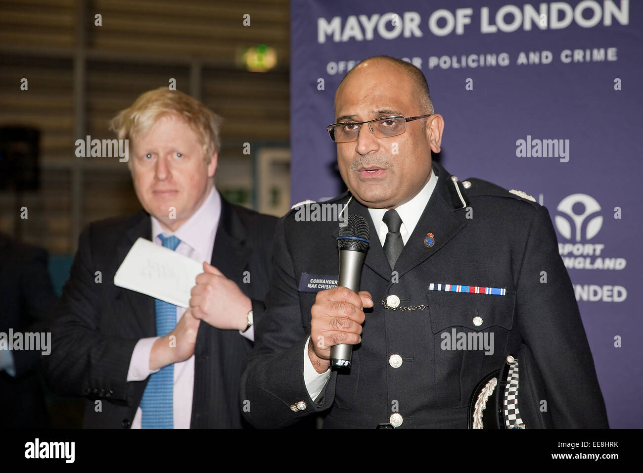 Met Commander Mak Chishty makes a speech at the Official launch of ...