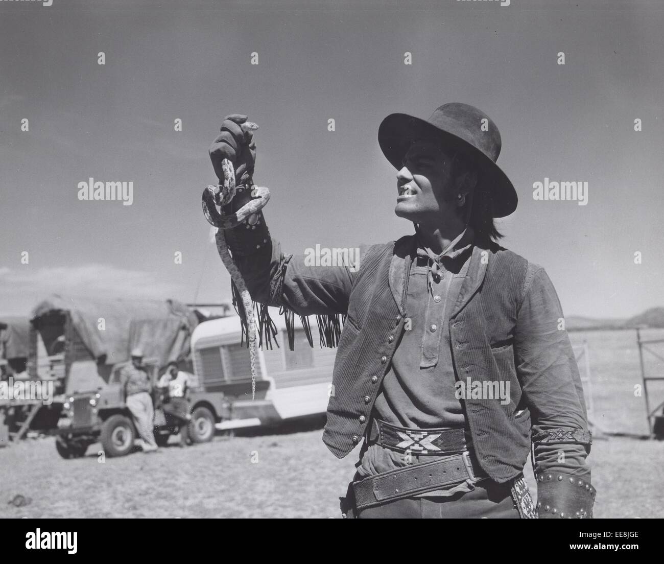 JOHN SAXON 1959.The Unforgiven.Supplied by Photos, inc. © Supplied By ...