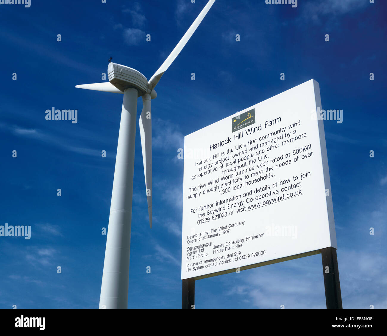 Harlock Hill Wind Farm, the UK’s first community wind energy project ...