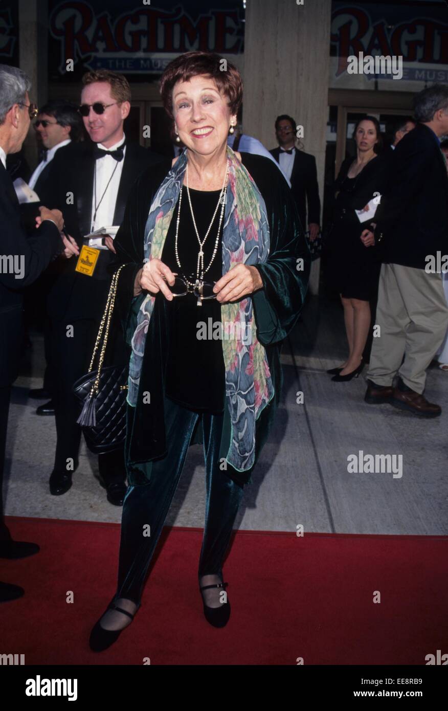 JEAN STAPLETON at the Ragtime premiere Los Angeles Shubert theatre 1997 ...