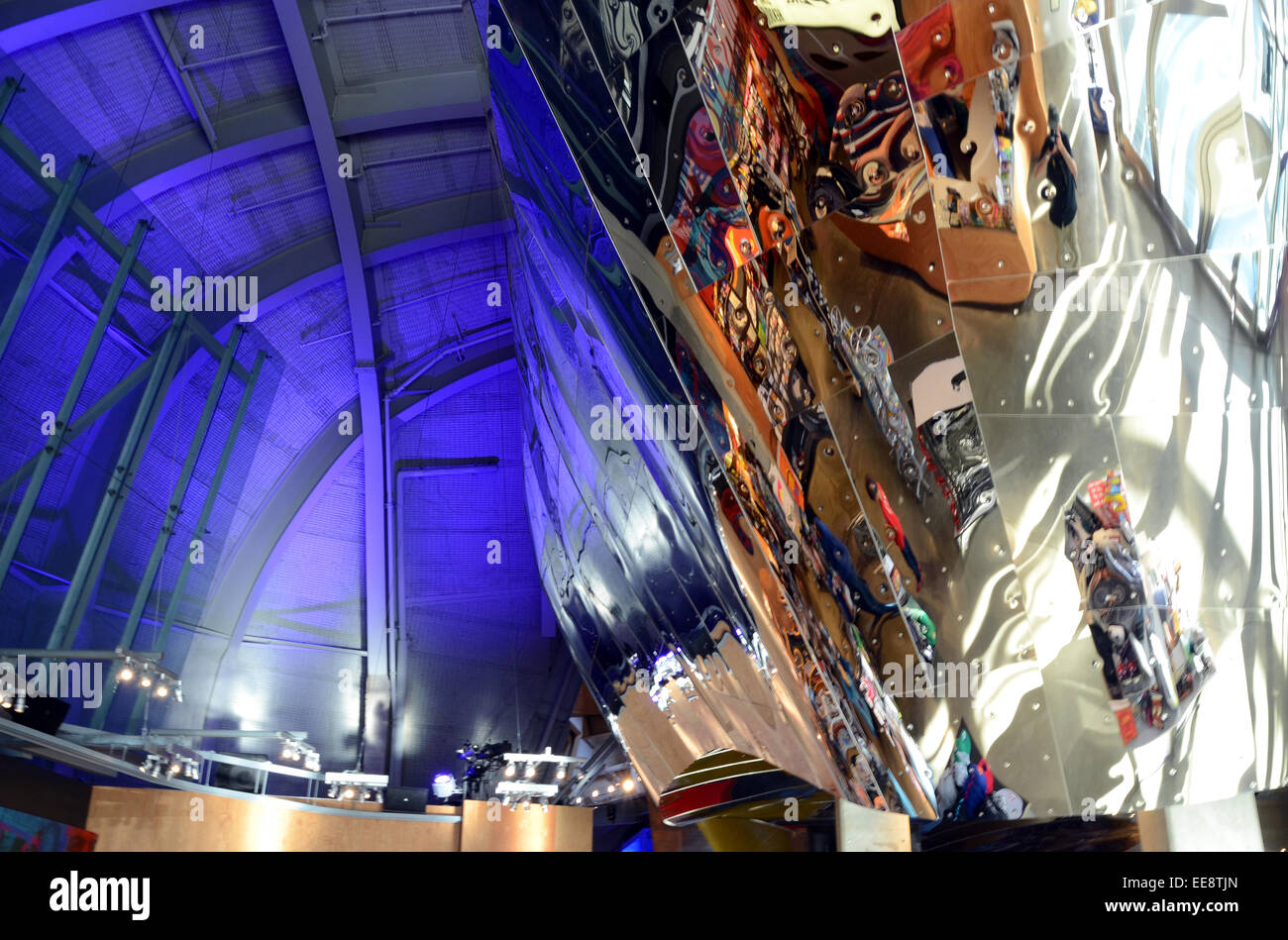 The EMP Museum, Seattle, USA Stock Photo - Alamy