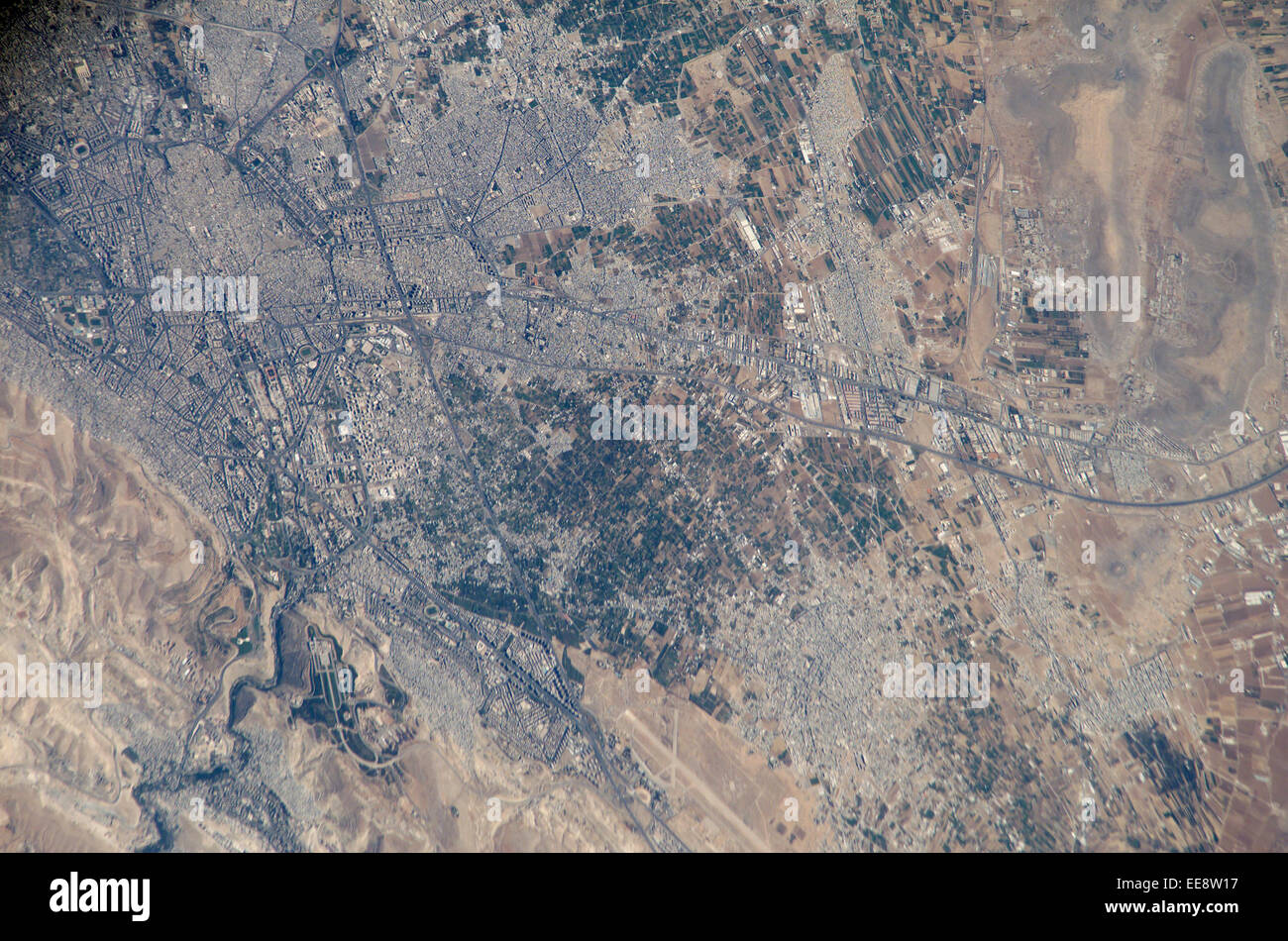 Satellite view syria hi-res stock photography and images - Alamy