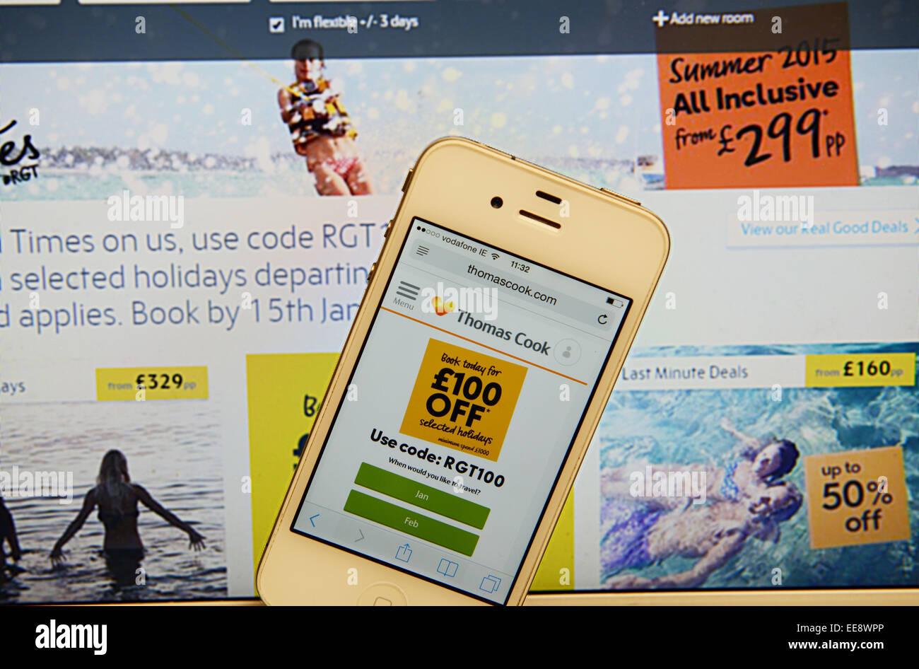 The thomas cook website hi-res stock photography and images - Alamy