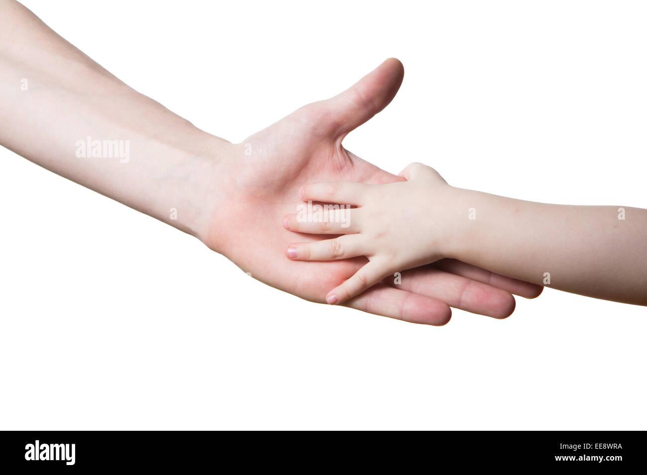children and man hands isolated on white Stock Photo - Alamy
