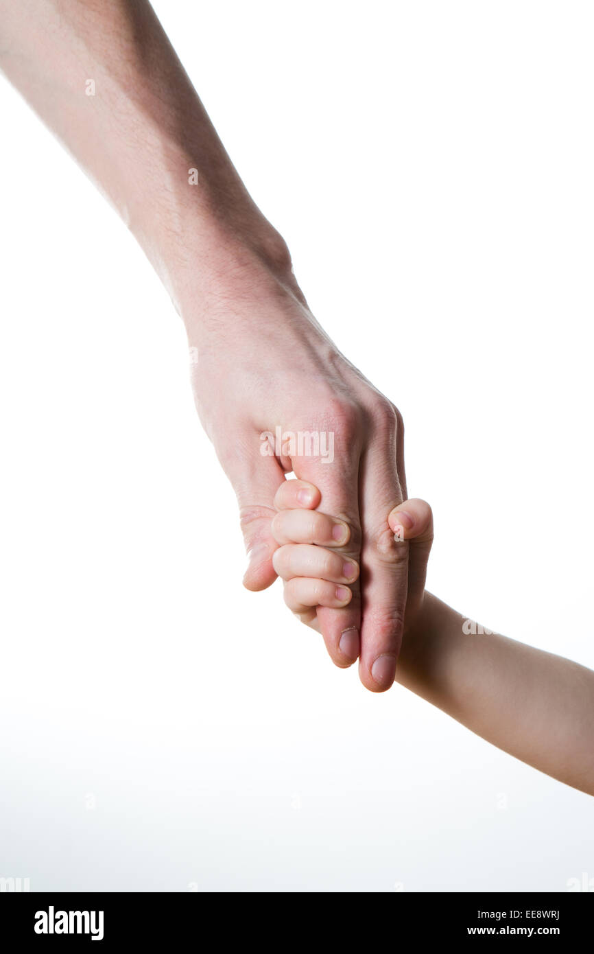 father giving hand to a child Stock Photo - Alamy