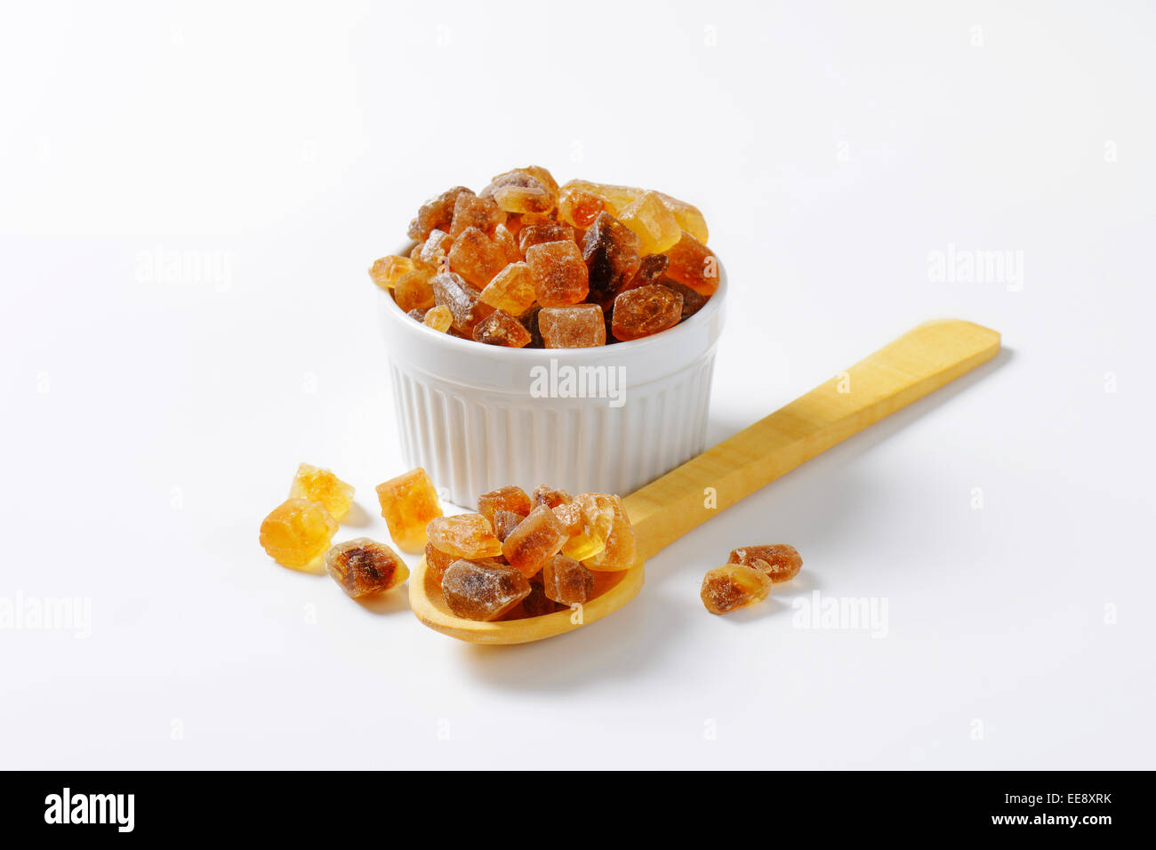 Brown rock sugar crystals with fine caramel flavor Stock Photo - Alamy