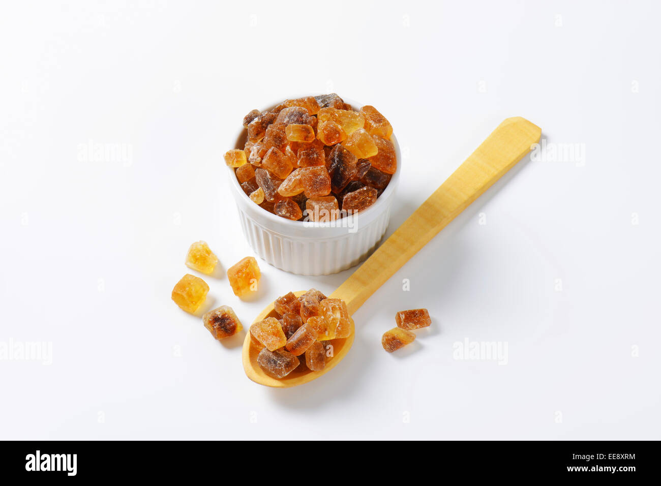 Brown rock sugar crystals with fine caramel flavor Stock Photo - Alamy