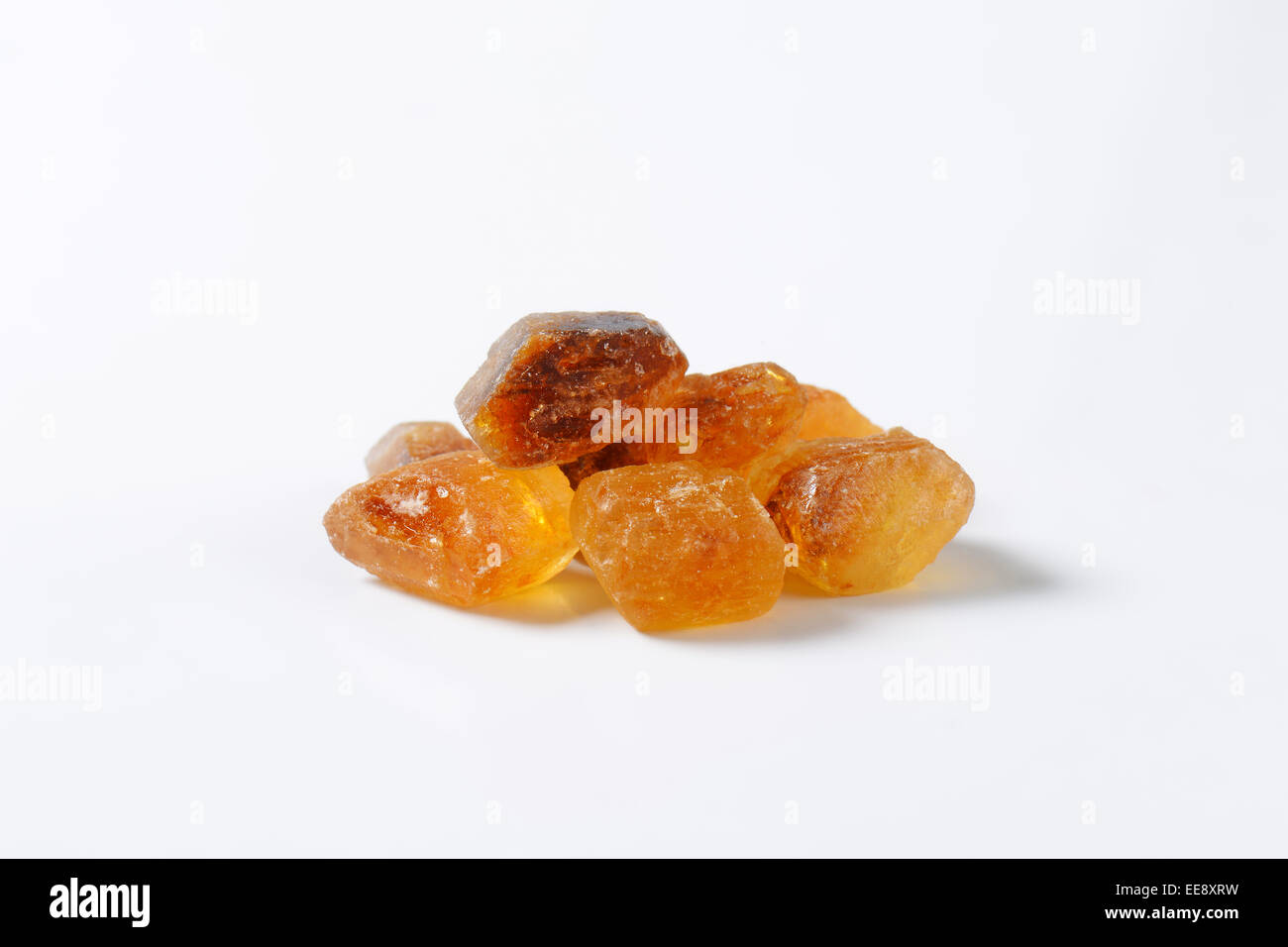 Brown rock sugar crystals with fine caramel flavor Stock Photo - Alamy