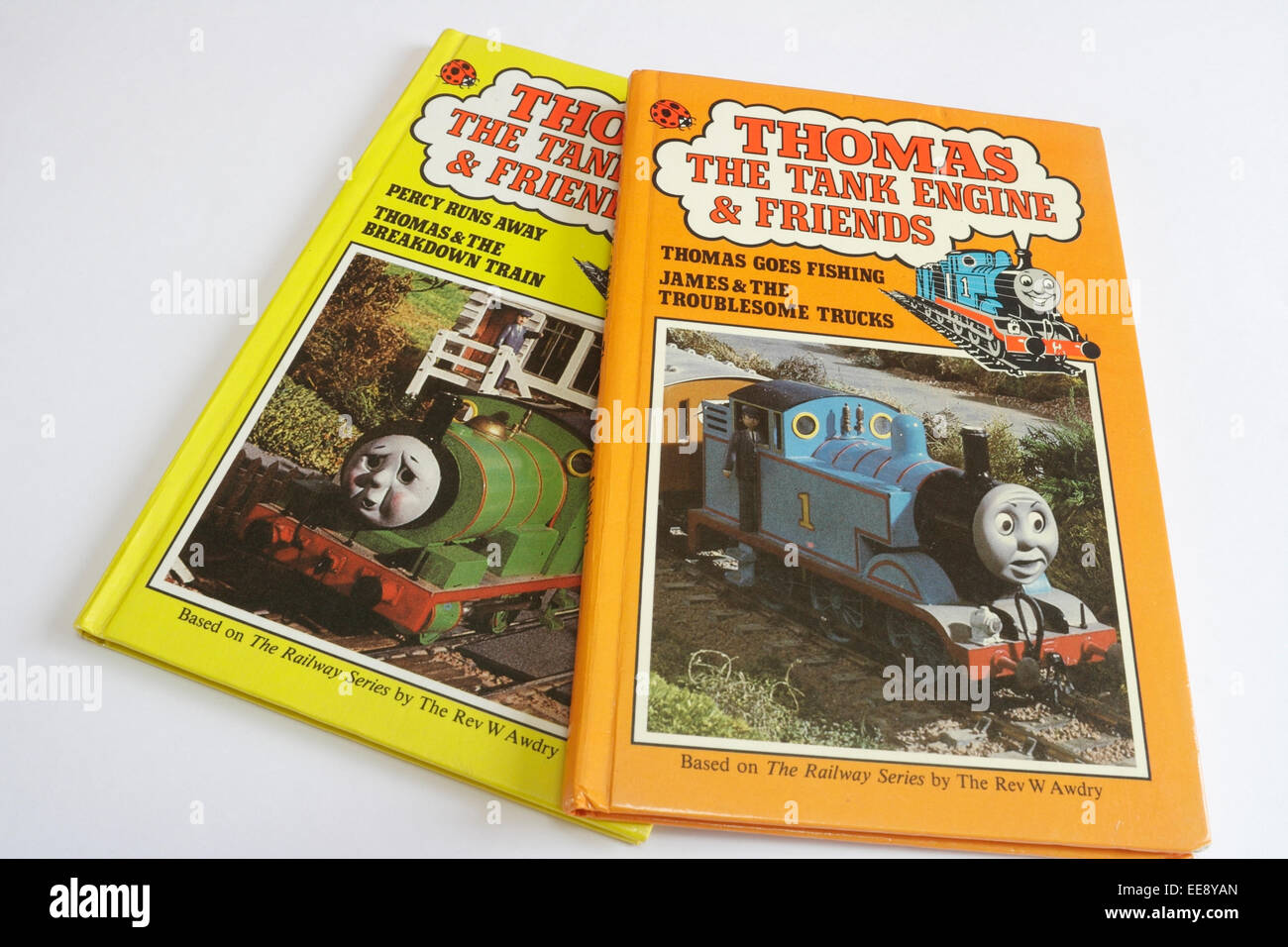 Childrens ladybird books featuring Thomas the tank engine Stock Photo ...