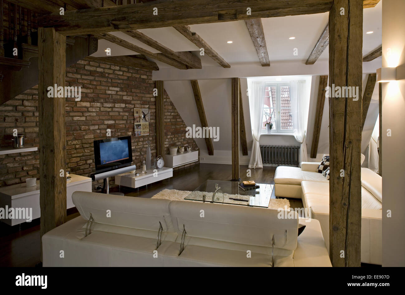 Luxury Interior of a guest room in the private house, studio. Indoors ...