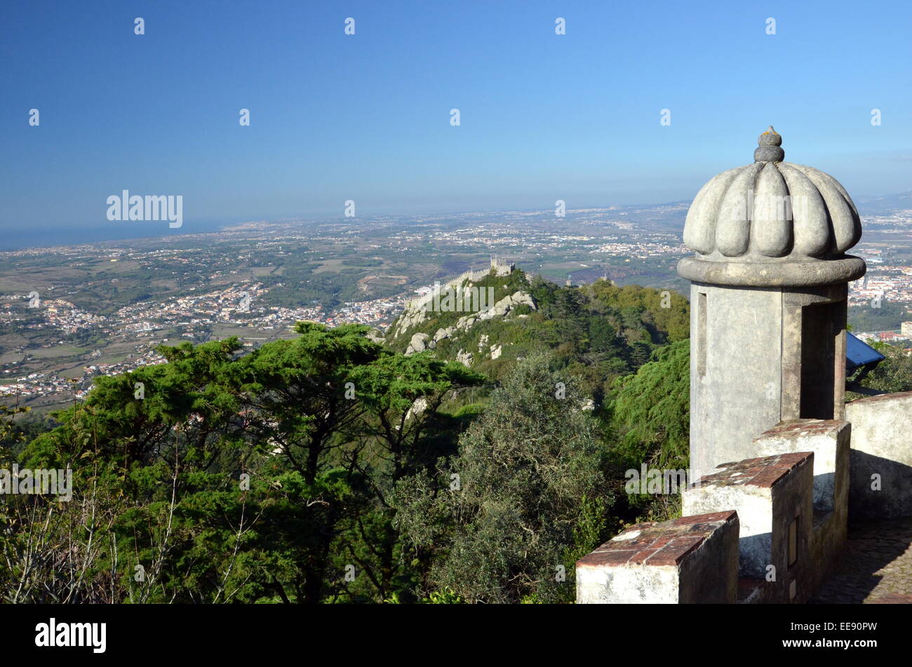 Mountain high view of Portuguese countryside Stock Photo - Alamy