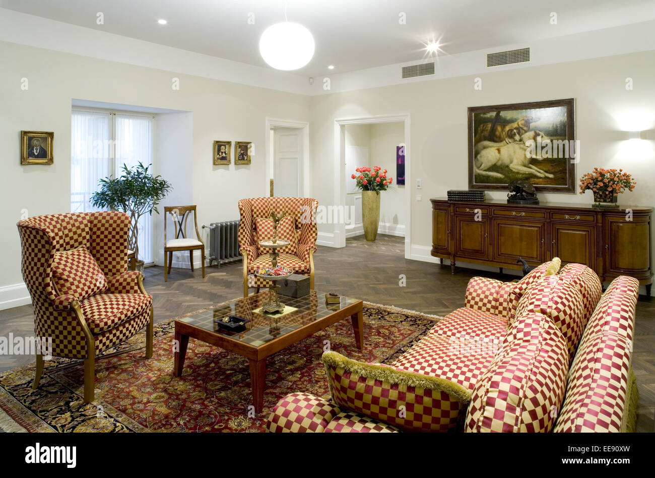 Luxury Interior of a guest room in the private house Stock Photo - Alamy