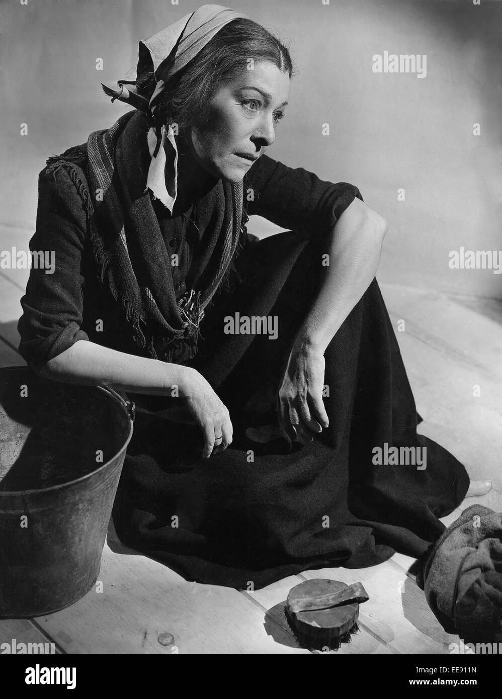 Alla Nazimova, on-set of the film "Blood and Sand", 1941 Stock Photo ...