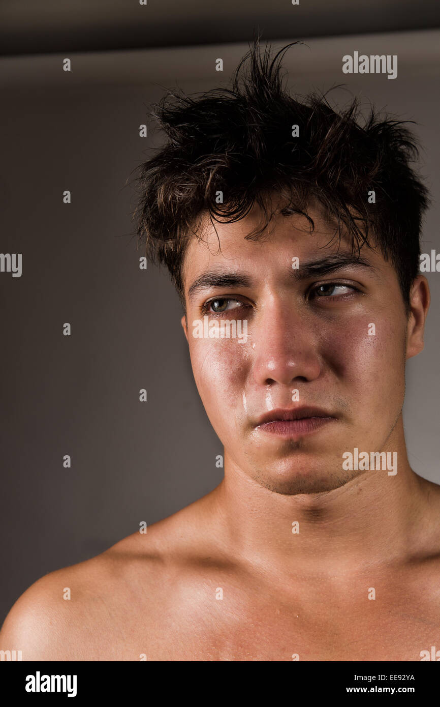 Man Tears In Eyes Images