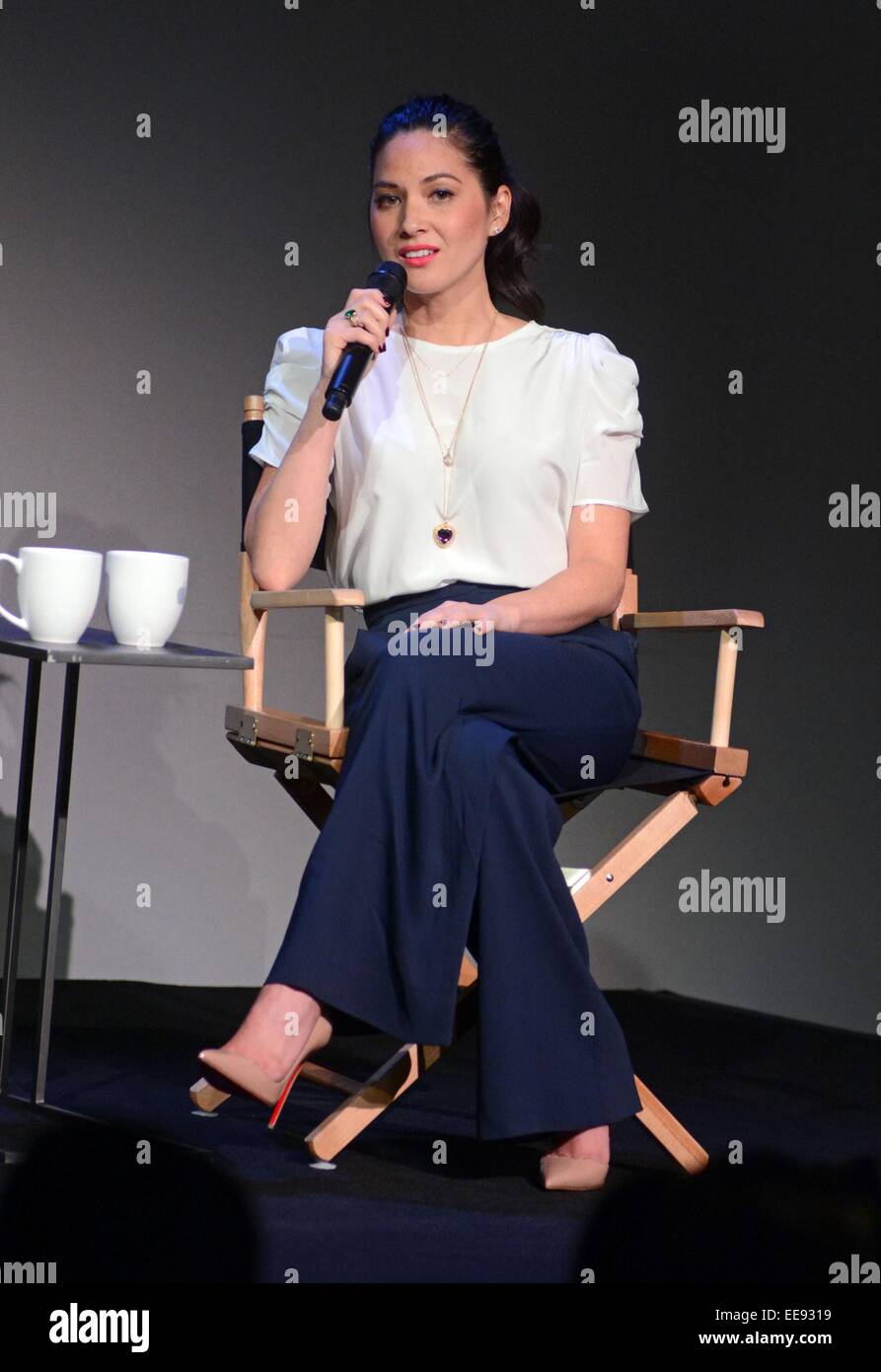 New York, NY, USA. 14th Jan, 2015. Olivia Munn at in-store appearance ...