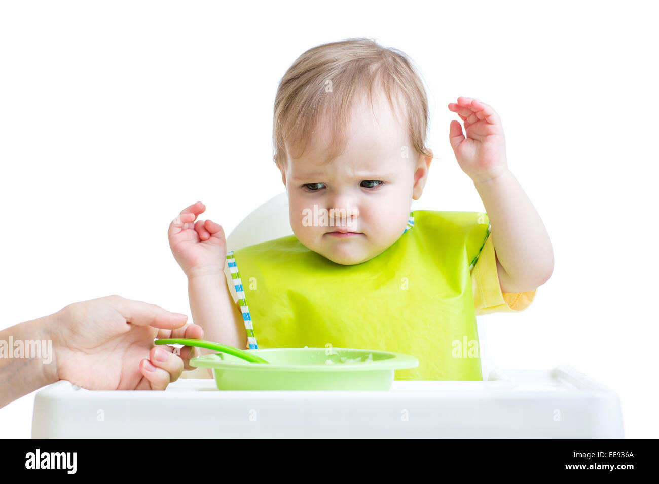 baby child refusing to eat Stock Photo - Alamy