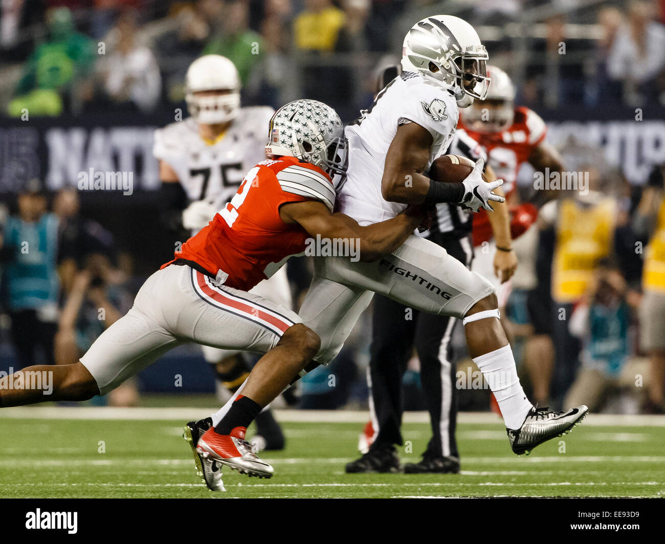 Arlington, Texas, USA. 12th Jan, 2015. Ohio State Buckeyes cornerback ...