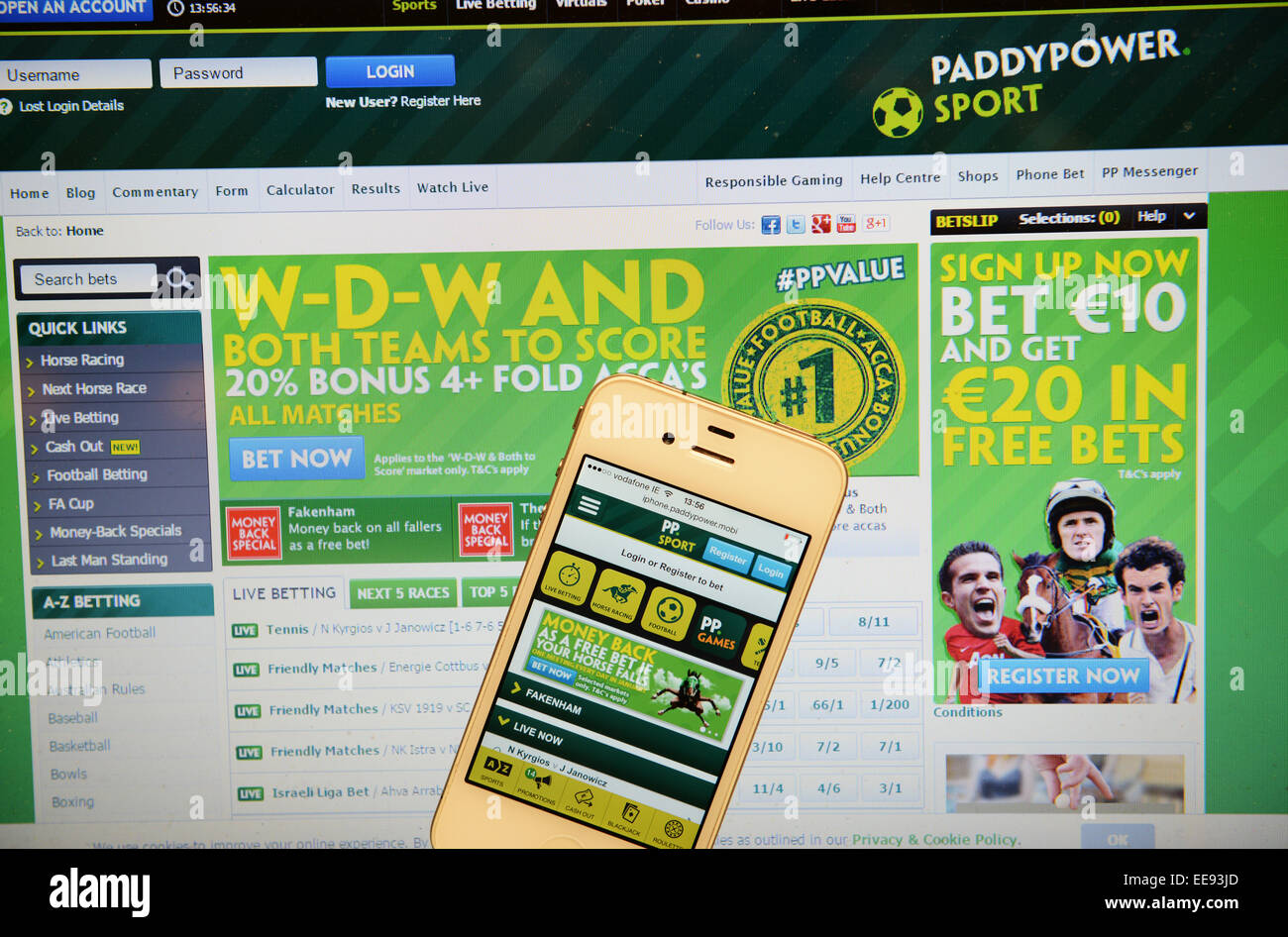 Paddy power logo hi-res stock photography and images - Alamy
