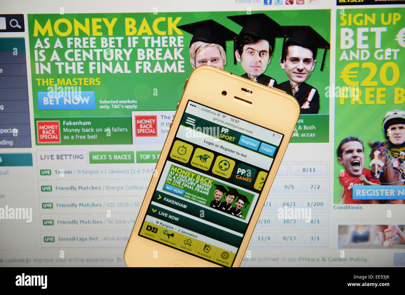 Paddy power logo hi-res stock photography and images - Alamy