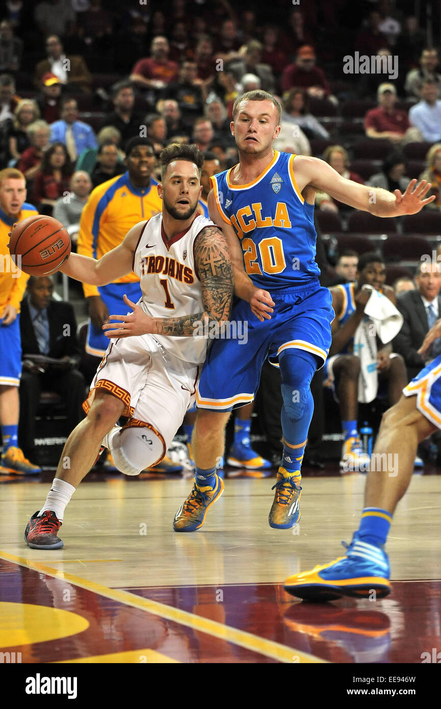 Los Angeles, CA, USA. 14th Jan, 2015. USC Trojans guard Katin Reinhardt ...