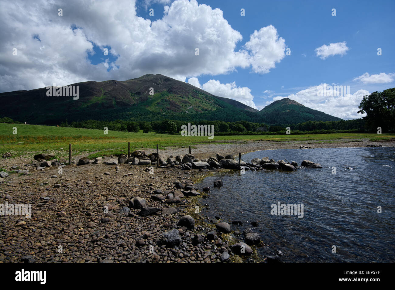 Bassenthwaite in the Lake District National Park, Cumbria Stock Photo ...