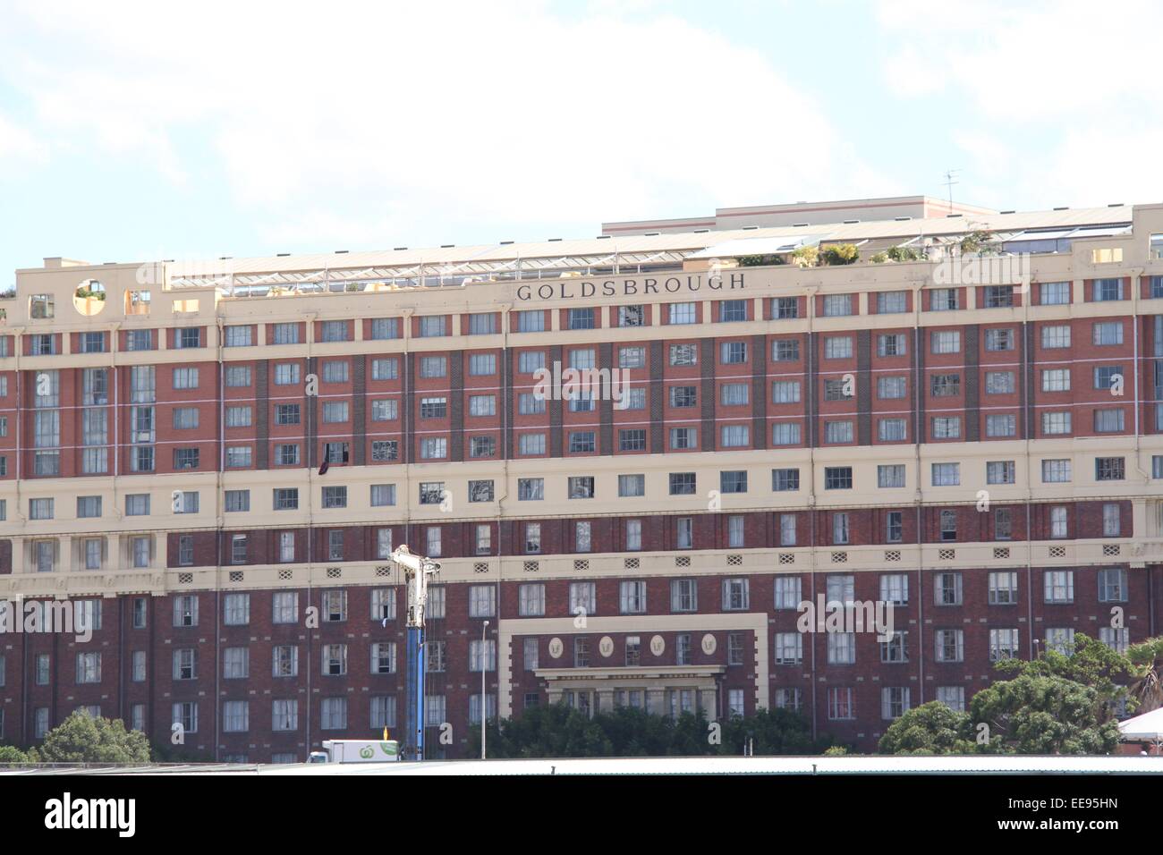 Sydney, Australia. 14 January 2015. The Goldsbrough building, Darling ...