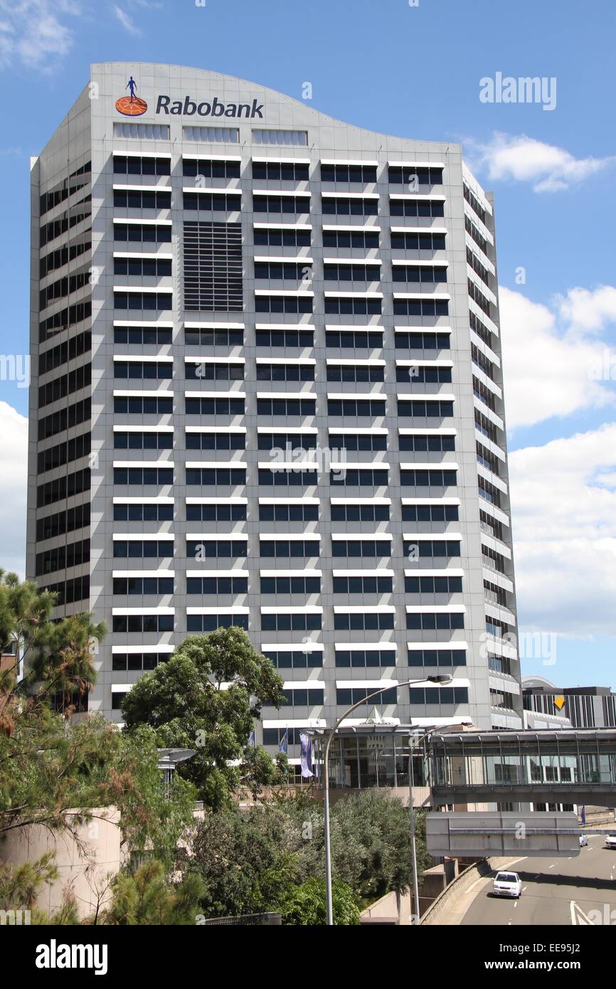 Sydney, Australia. 14 January 2015. The Rabobank building, Sydney ...