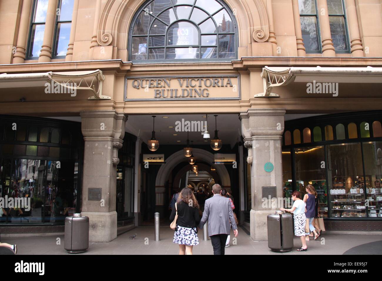 Sydney, Australia. 14 January 2015. The Queen Victoria Building (QVB ...