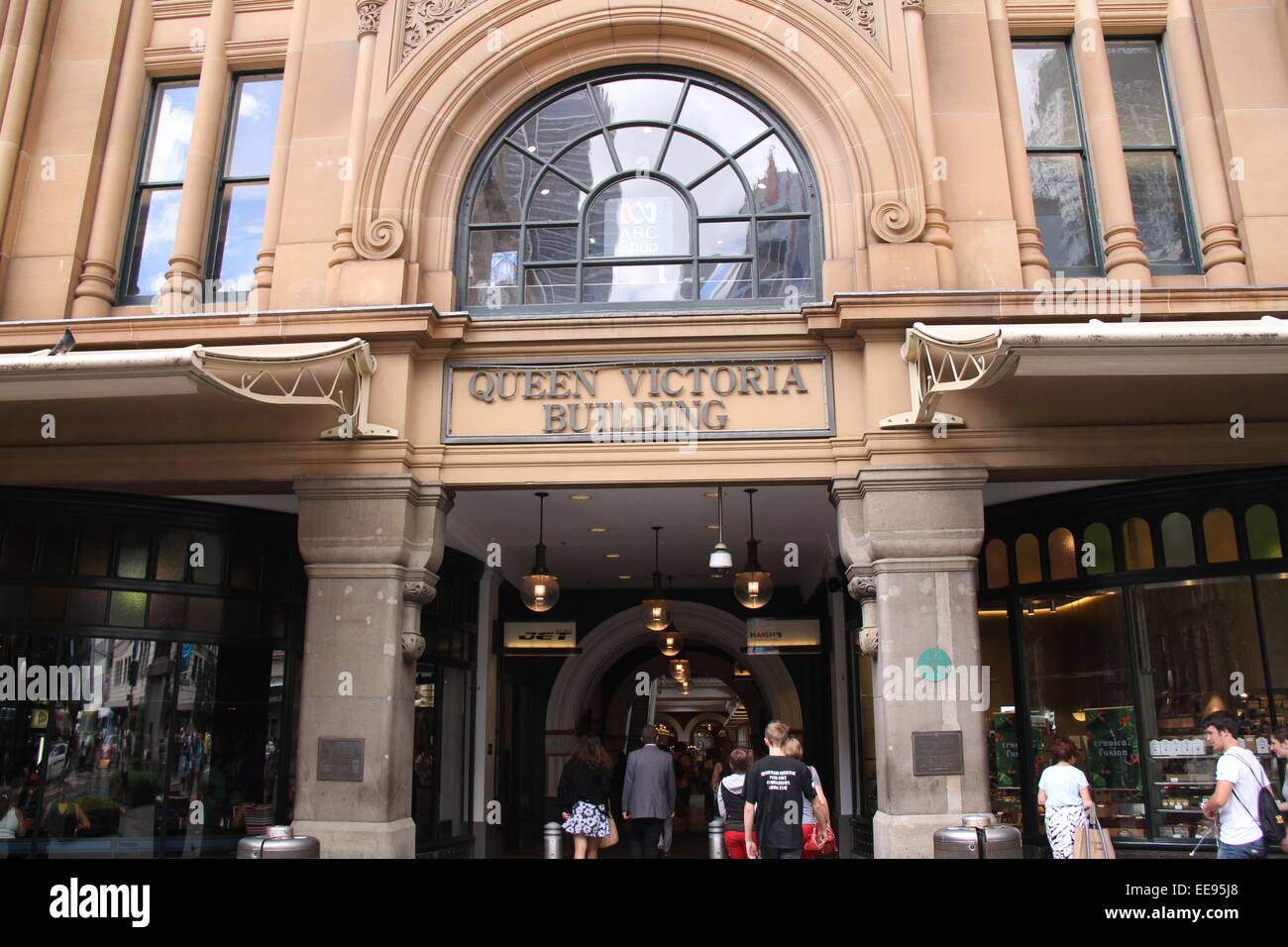 Sydney, Australia. 14 January 2015. The Queen Victoria Building (QVB ...