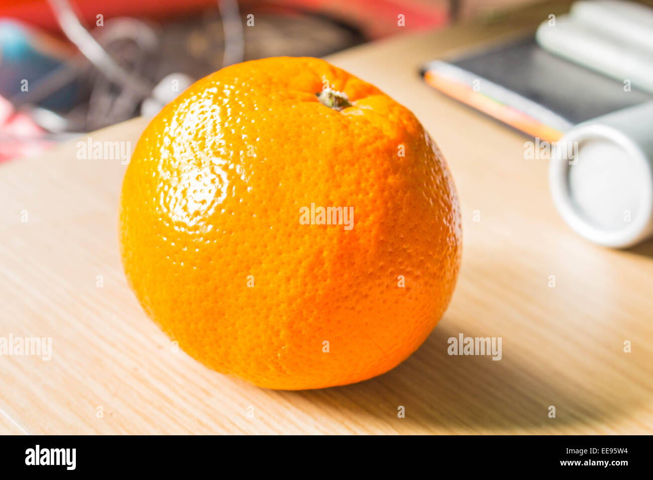 Citrus fruits are placed on the desk at work Stock Photo - Alamy