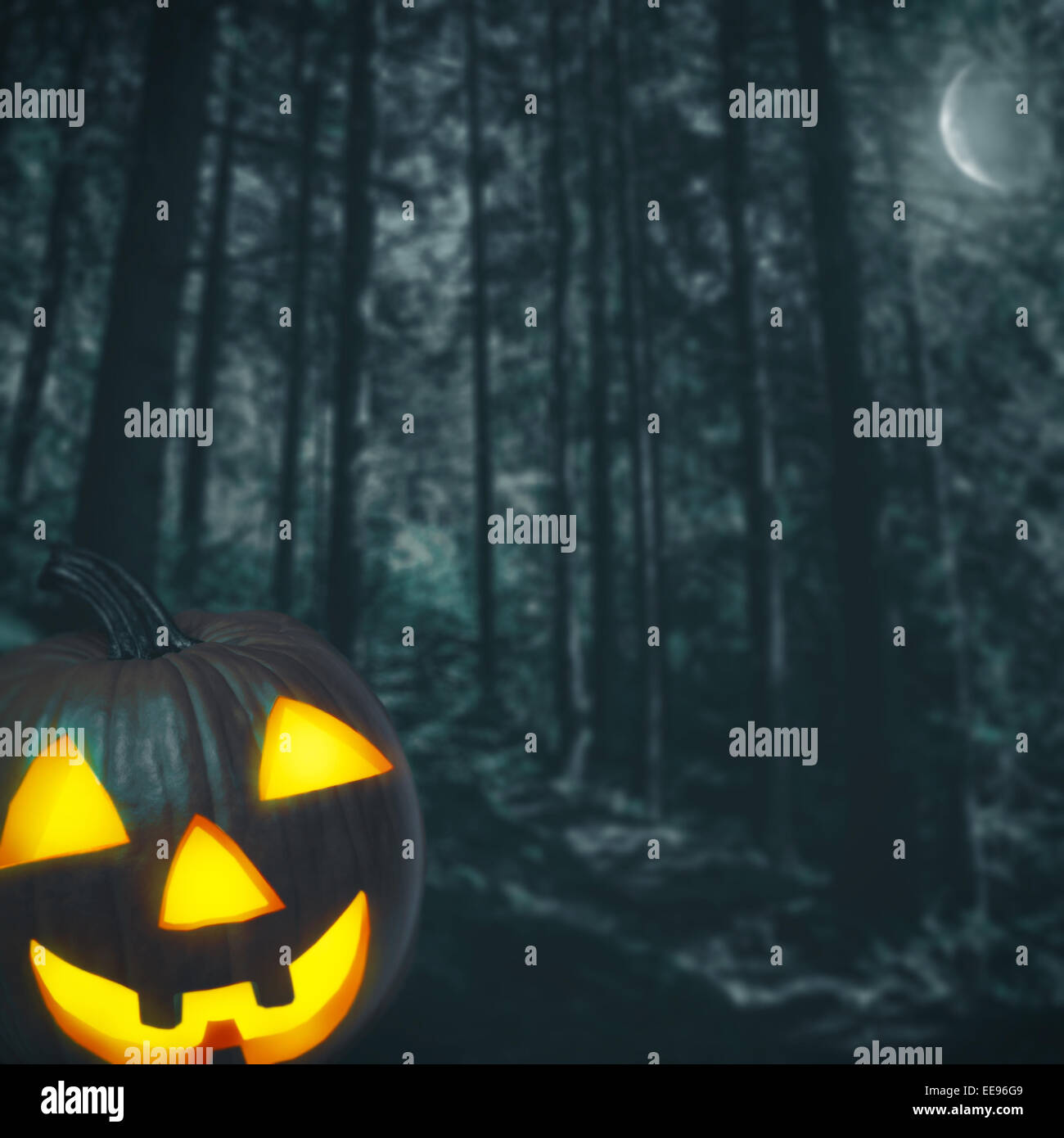 Spooky forest. Abstract Halloween backgrounds for your design Stock ...