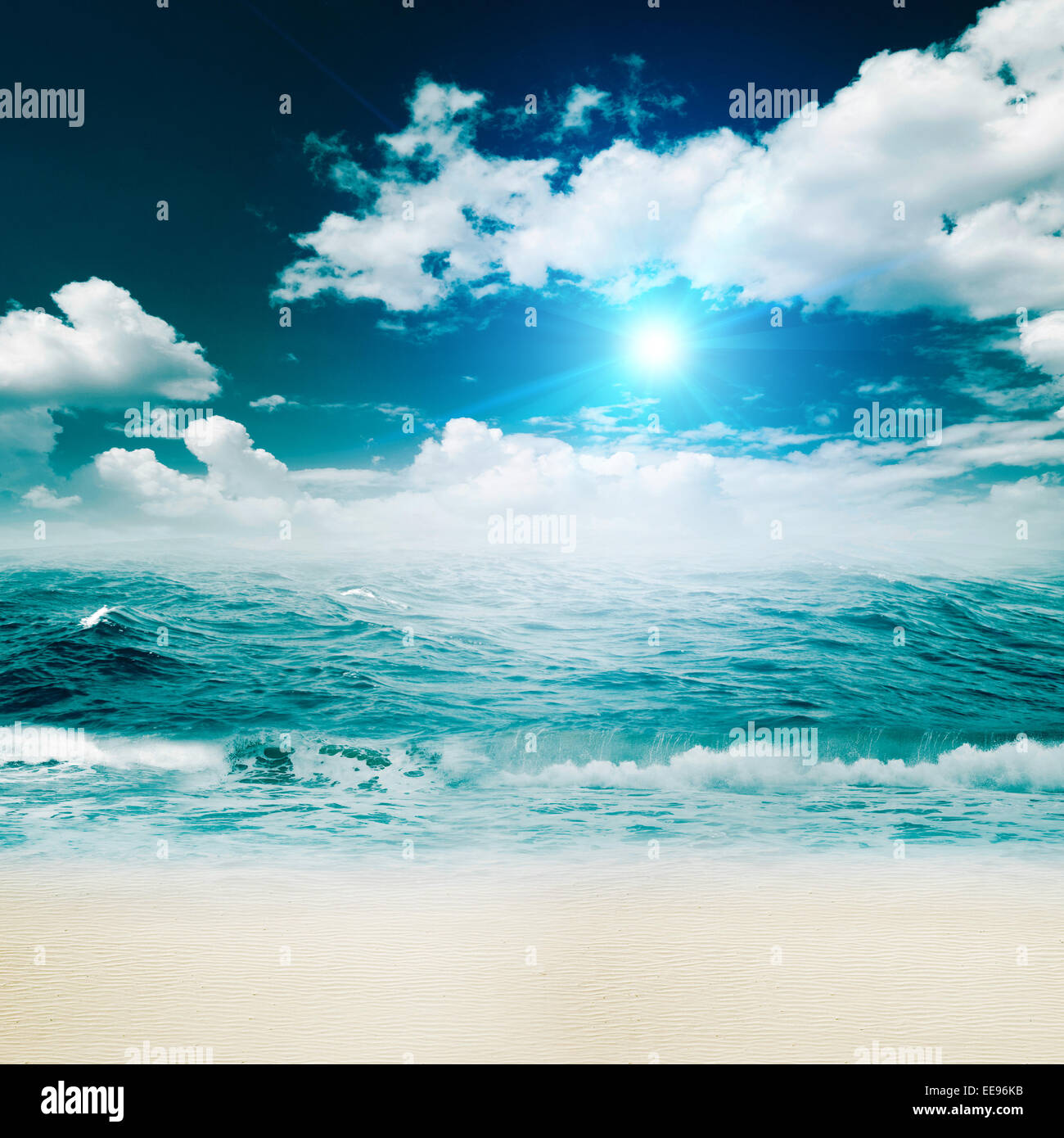 Tropical beach, abstract environmental backgrounds for your design ...
