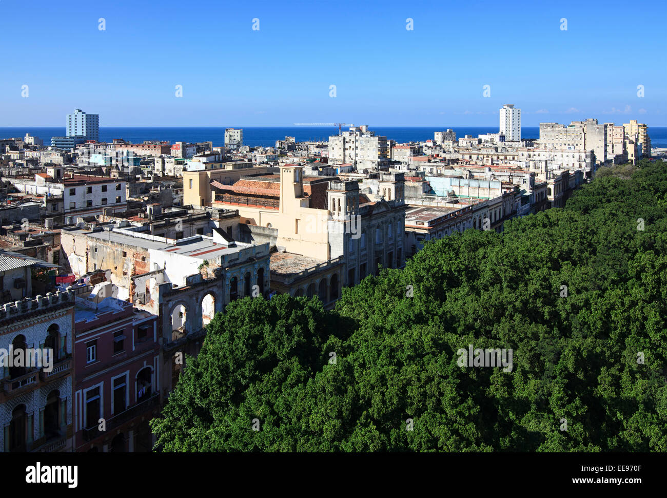 Top view on the roofs of buildings Stock Photo - Alamy